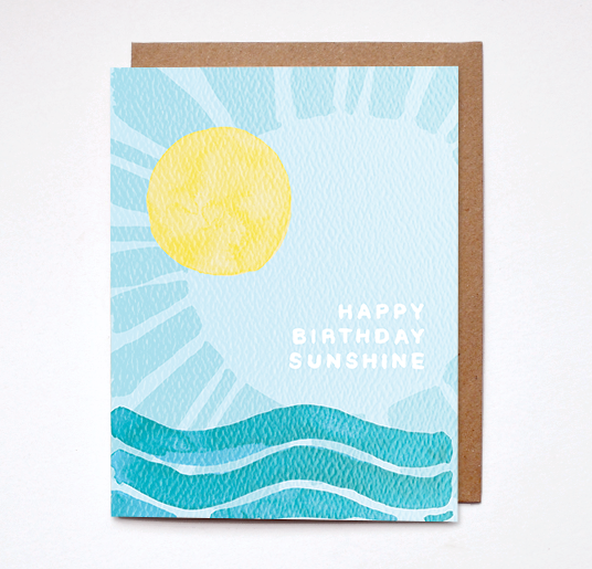 Happy Birthday Sunshine Card | All Points Beautiful -- Chatham, MA